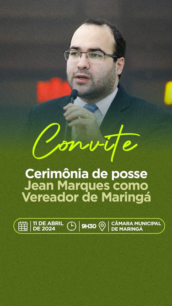 Jean Marques toma posse amanhã - GMC Online