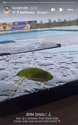 Antes de morrer, Lucian Rufo viu “sinal de sorte” e tranquilizou a mãe