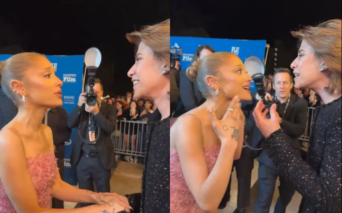 Ariana se declara a Fernanda Torres no Festival de Santa Bárbara