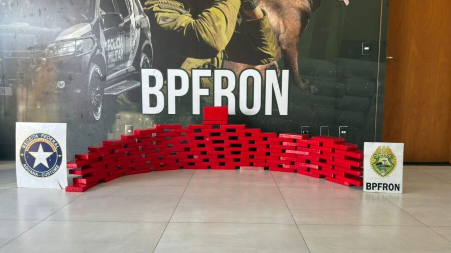 BPFron apreende mais de R$ 7 milhões em cocaína na PR-323